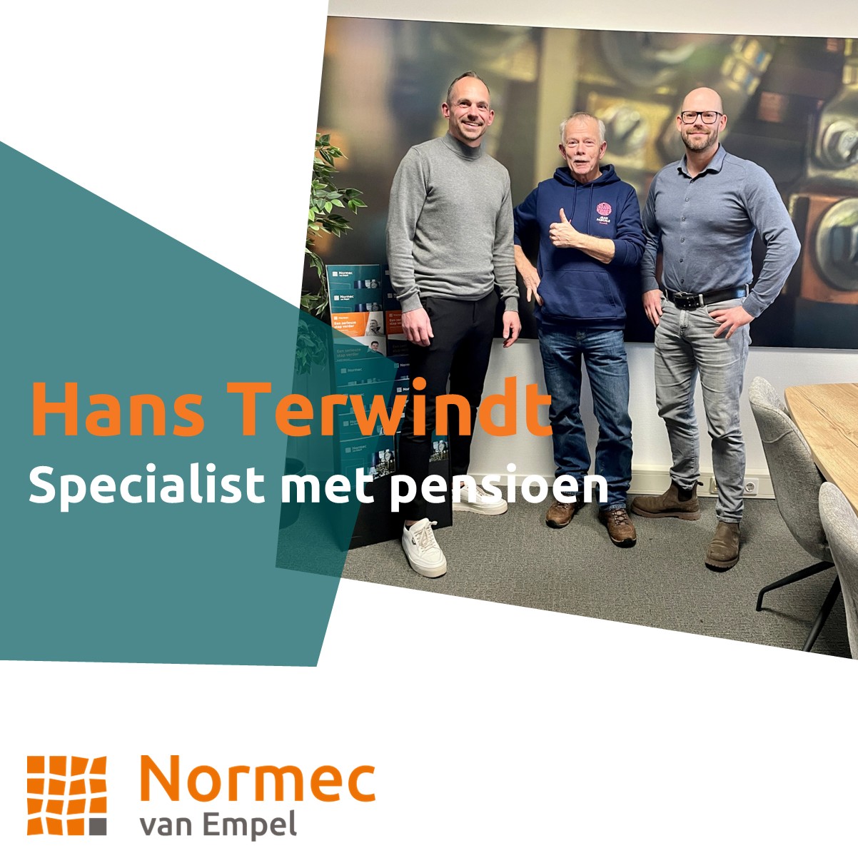 Hans Terwindt met pensioen! - Normec van Empel